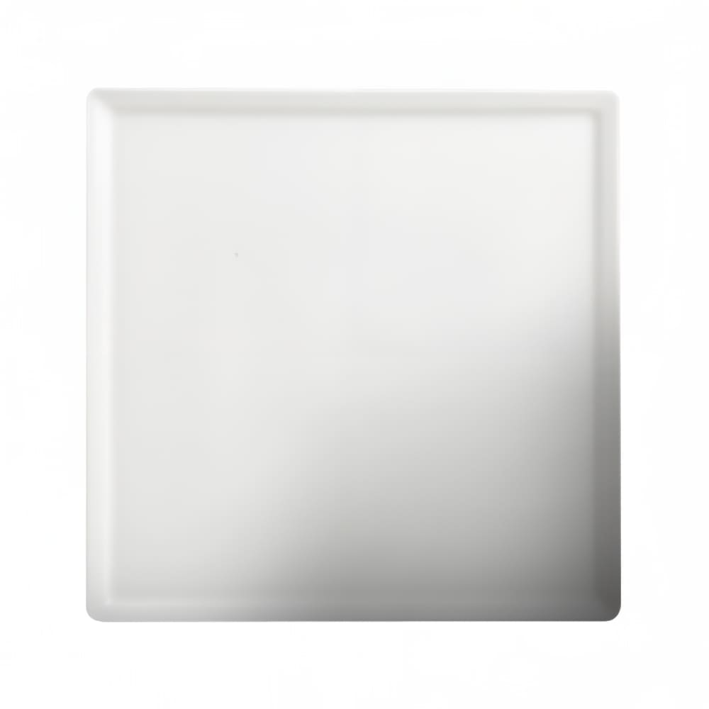 Cameo China 11 1/2" Square Flat Plate w/ Narrow Rim - Ceramic, White ...