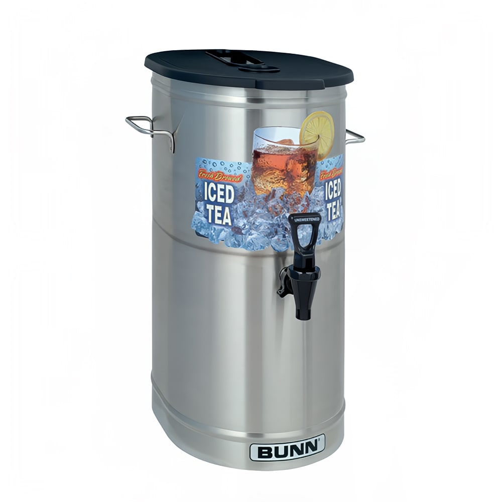 Bunn TDO-4 4 gal Oval Iced Tea Coffee Dispenser w/ Handles, Brew ...