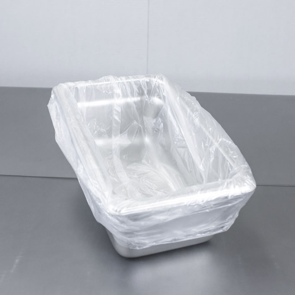 Handgards Panhandlers Steam Pan Liner w/ Twist Ties - 18" x 14", HDPE ...