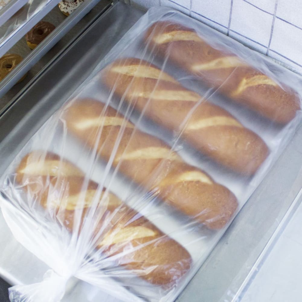 Handgards Tuffgards Bun Pan Bag w/ Twist Ties - 27" x 37", HDPE (303679979)