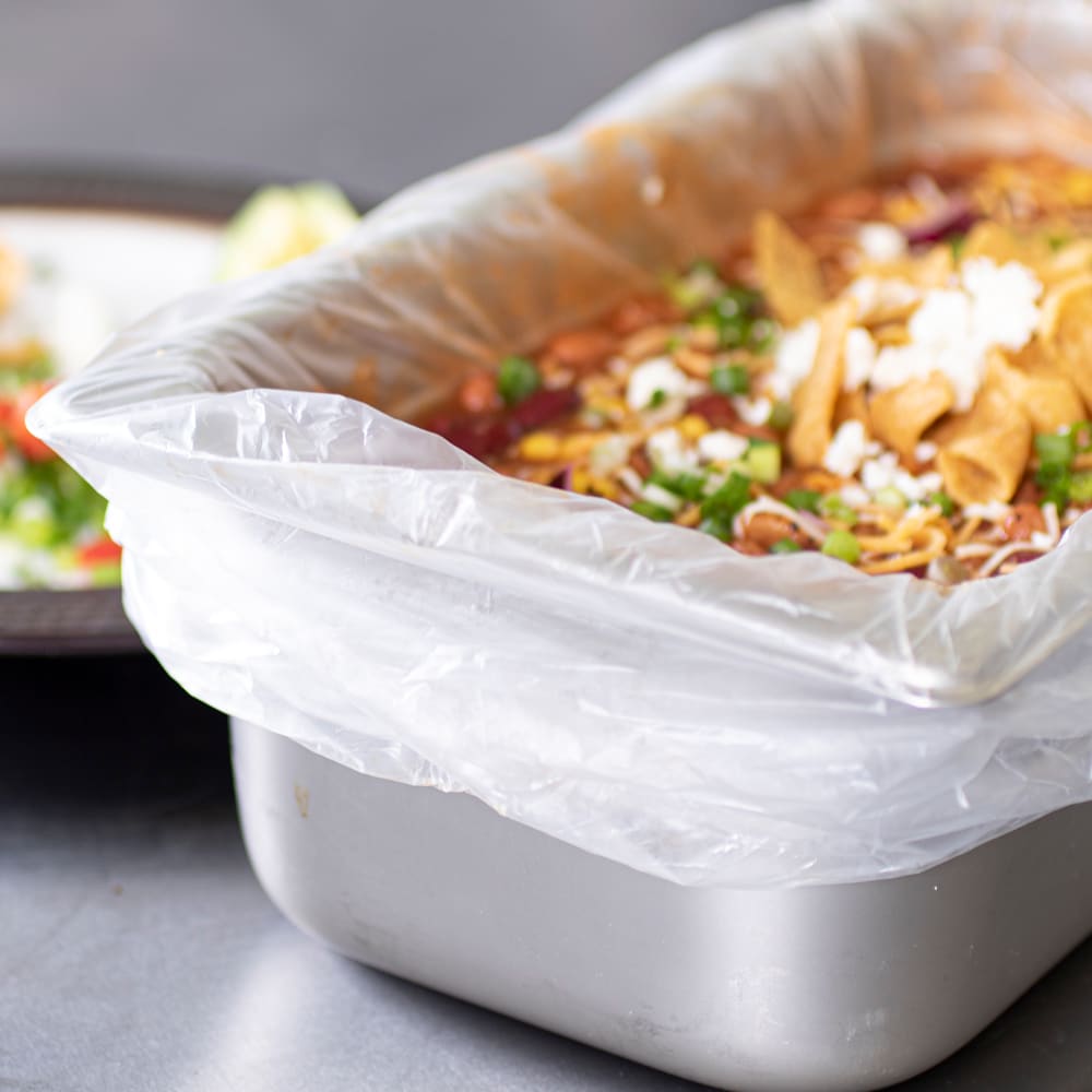 Handgards Panhandlers Steam Pan Liner w/ Twist Ties - 24" x 17", HDPE ...