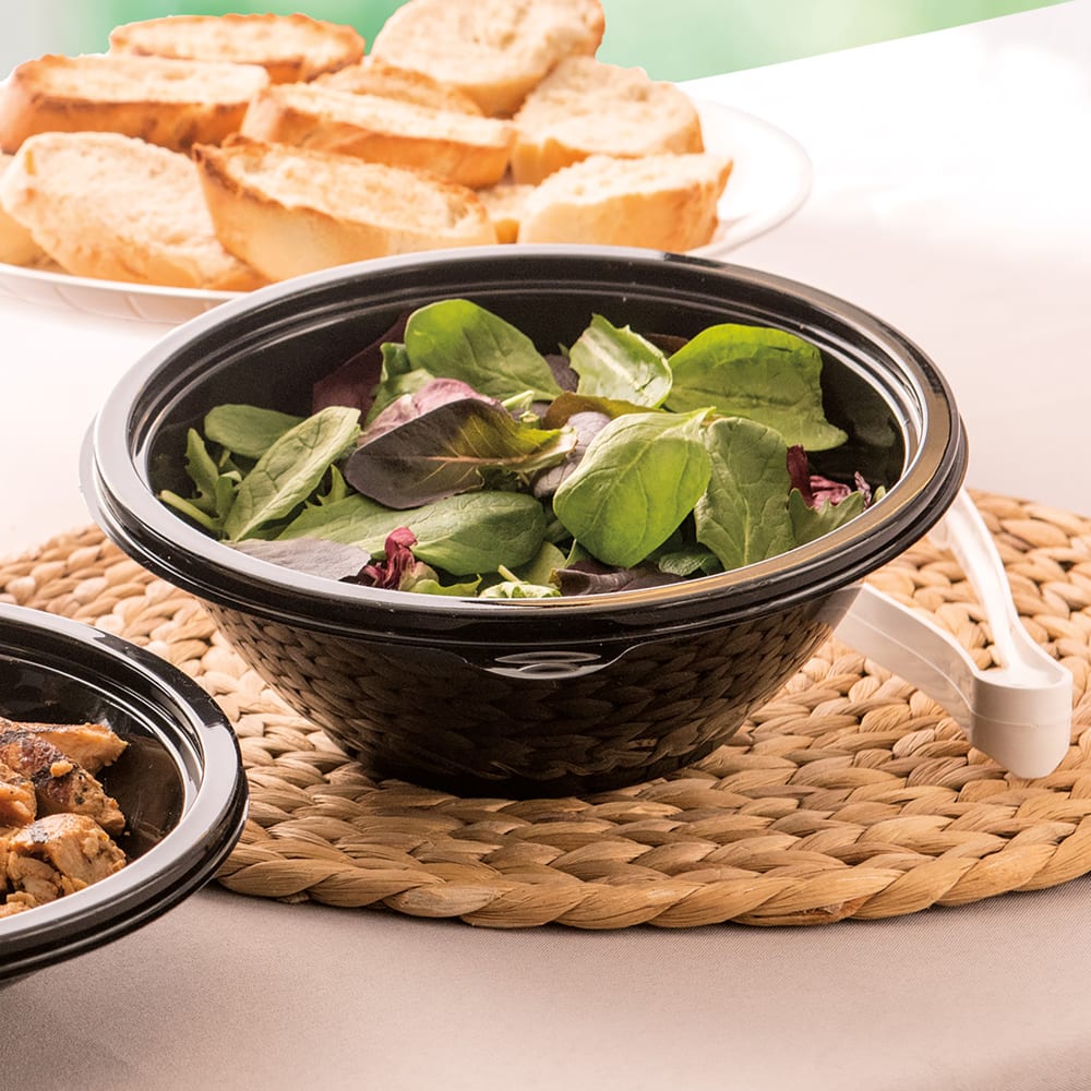 WNA APB160BL 160 oz Bowl - PET, Black