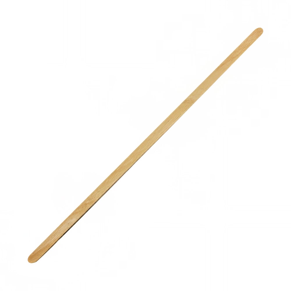 Handgards 5 1/2" Unwrapped Coffee Stirrers w/ Round Ends, Wood (305214002)