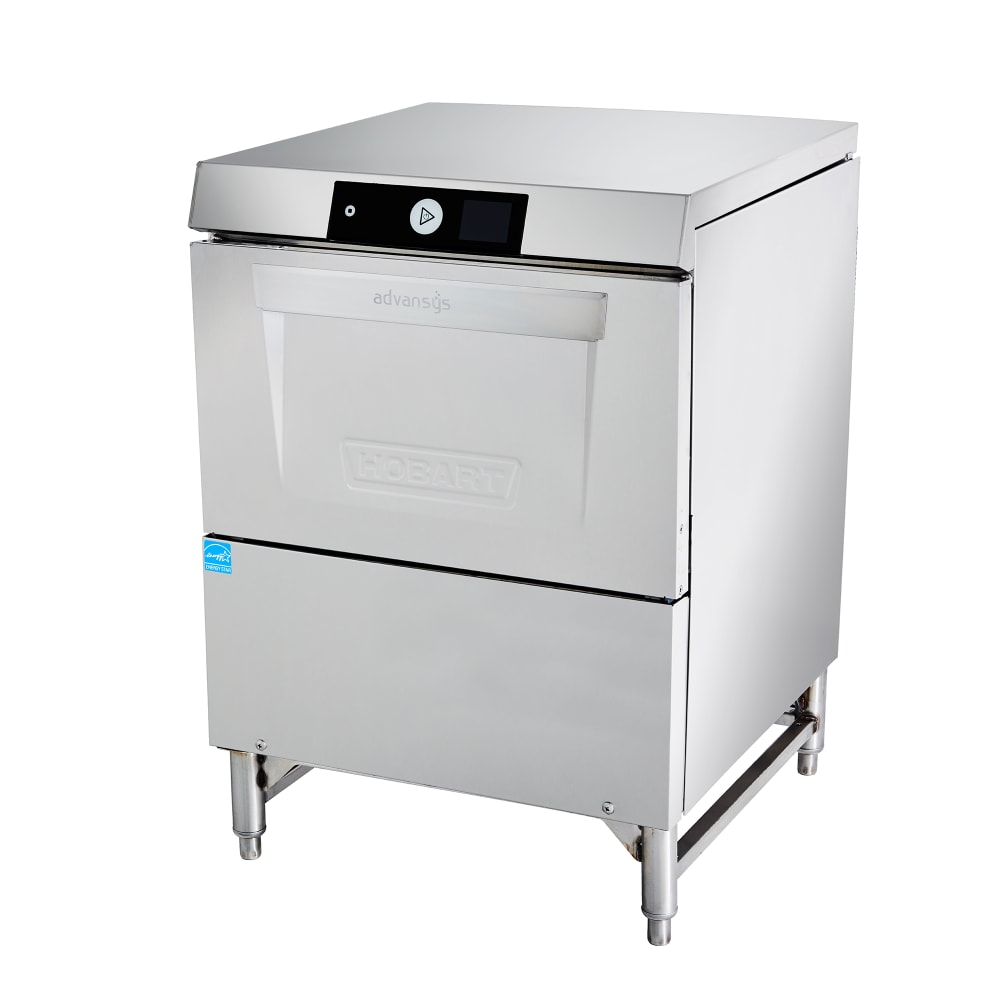Hobart LXGNR-2 Advansys High Temp Undercounter Glass Washer w/ 30 Racks ...