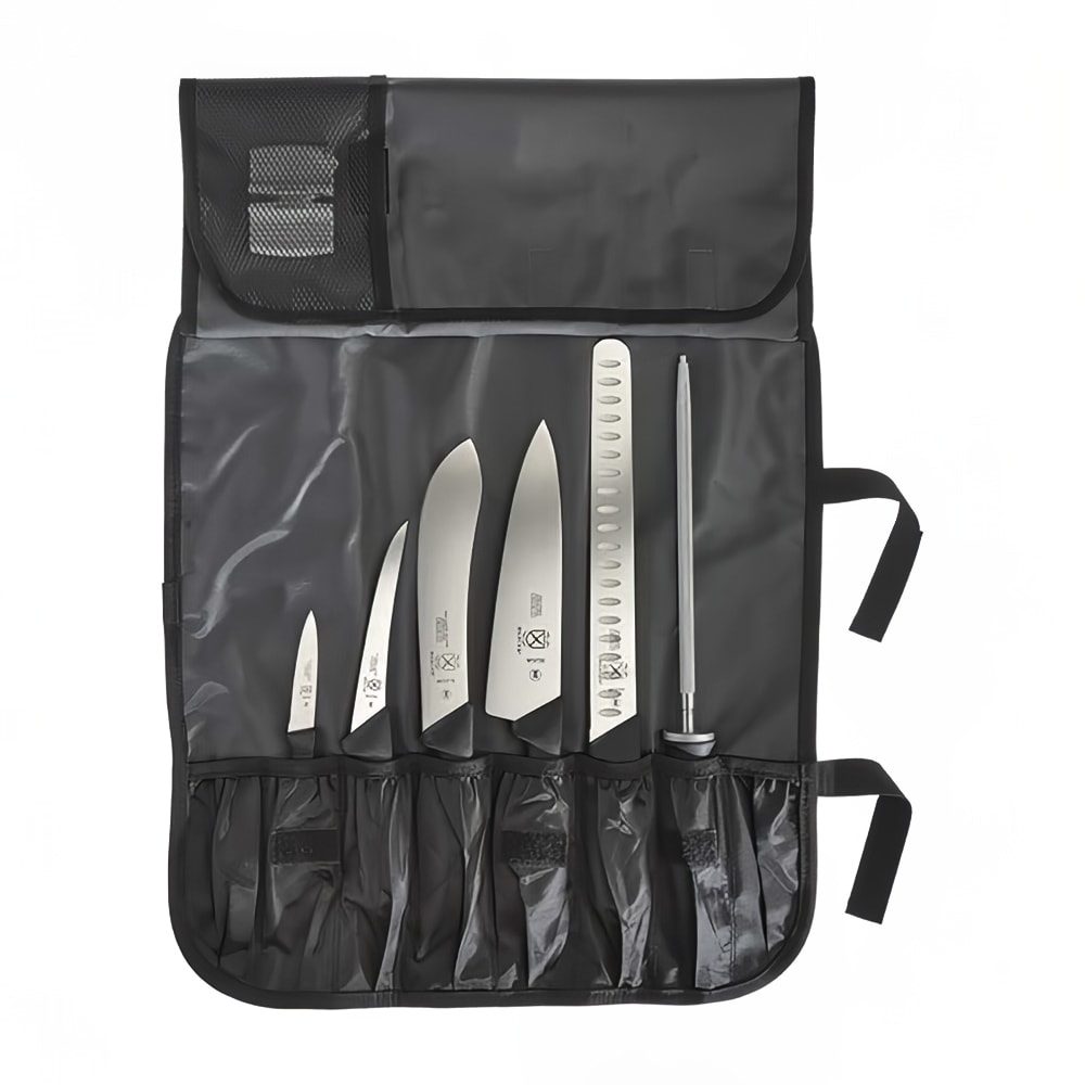 Mercer Culinary M13751 8 Piece BBQ Competition Set w/ Pocket Roll