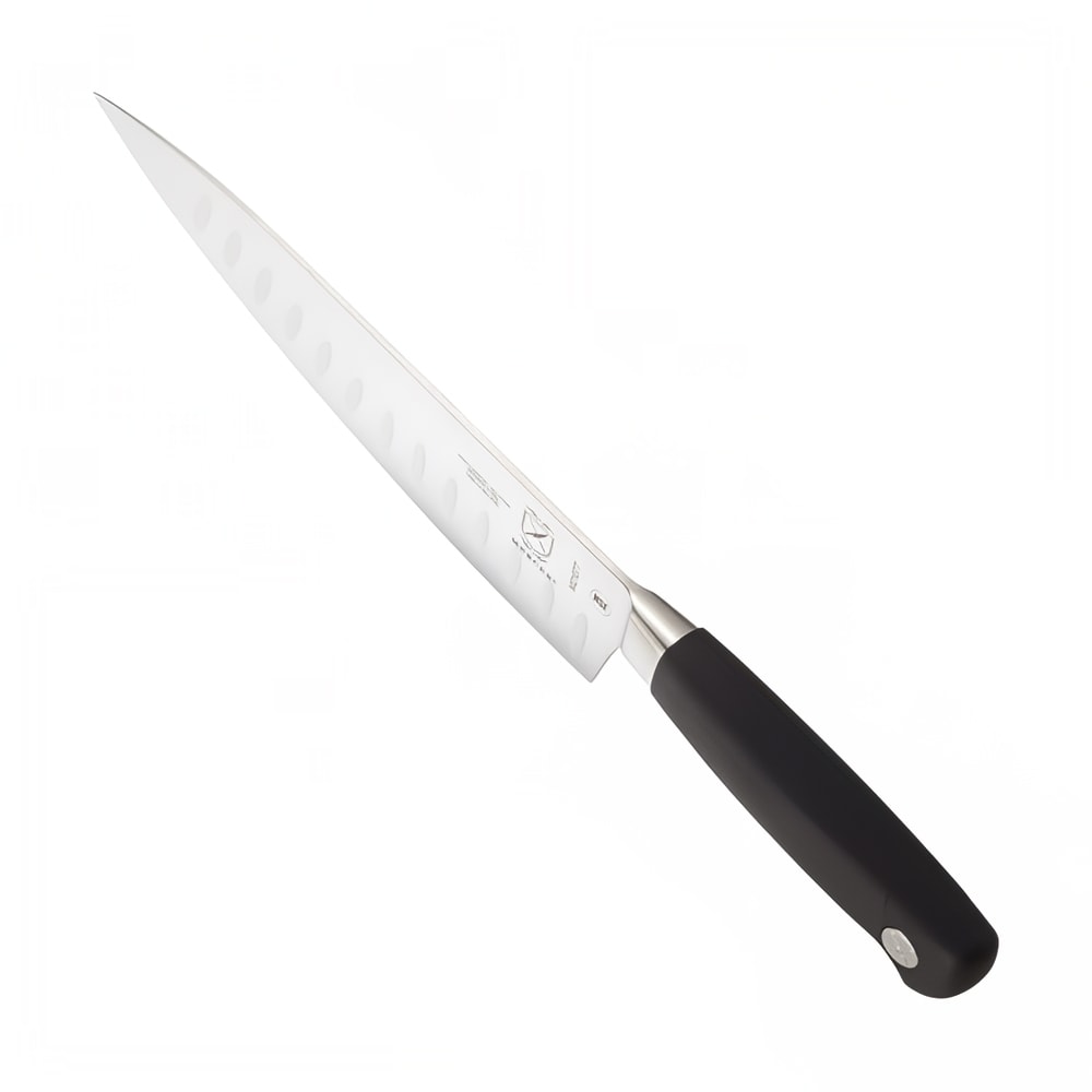 Mercer Culinary M21077 8" Granton Chef's Knife w/ Black Non-Slip ...