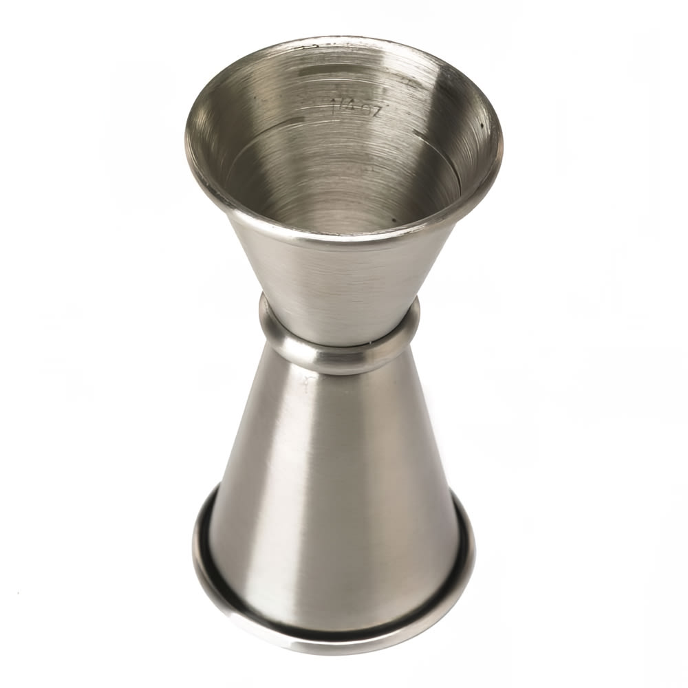 Barfly Double Japanese Style Jigger - 1/2 oz & 3/4 oz, Stainless (M37000)