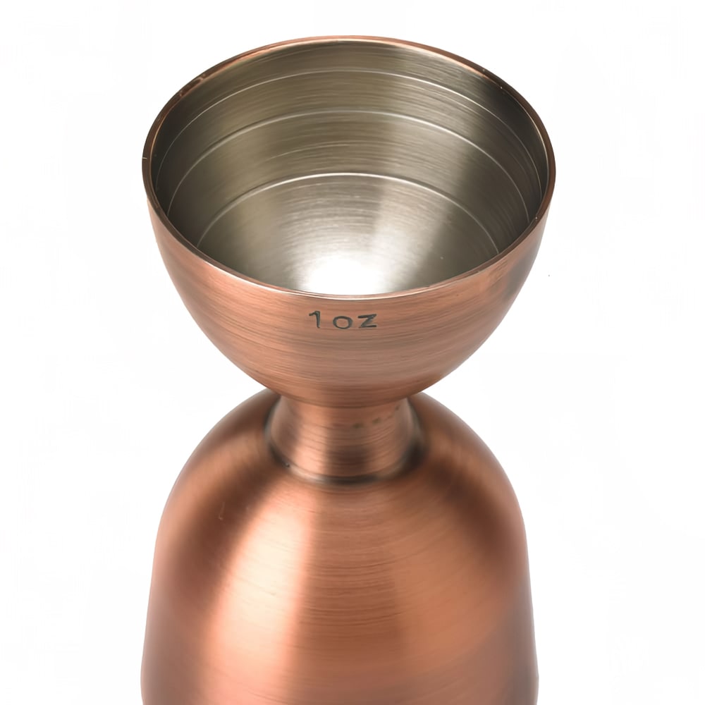 Barfly Double Jigger - 1 oz & 2 oz, Stainless Steel, Antique Copper ...