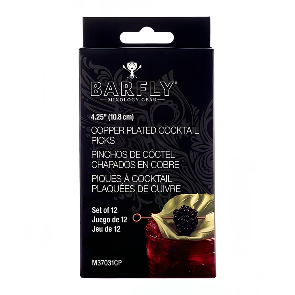 Barfly 4 2/5" Cocktail Pick w/ Ring Top, Copper (M37031CP)