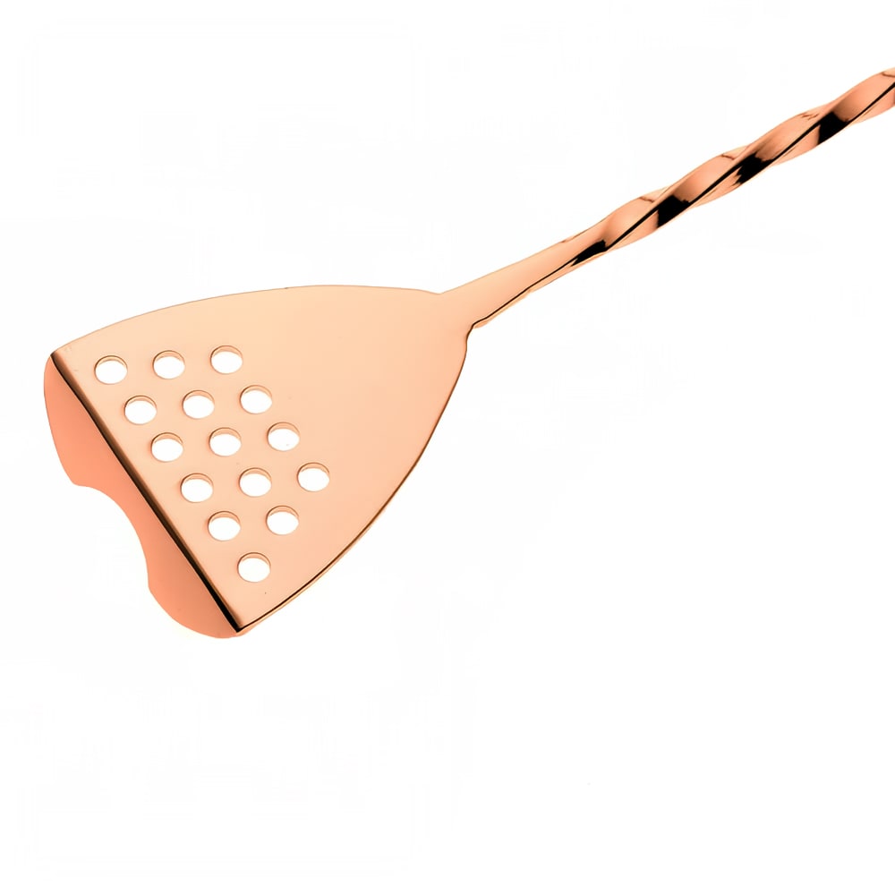 Barfly 15 3/4" Bar Spoon w/ Strainer End, Copper (M37072CP)