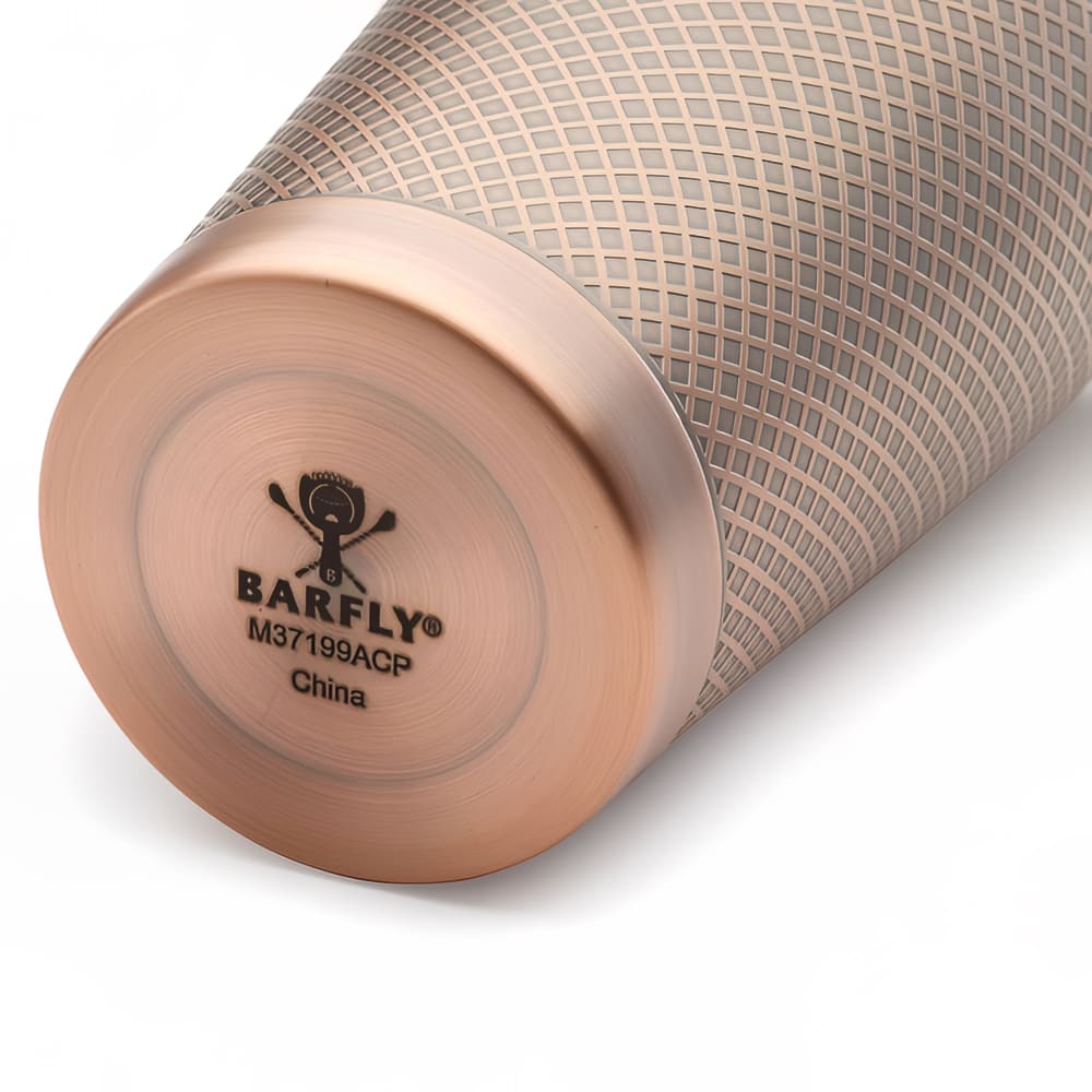 Barfly 28 oz Diamond Lattice Stainless Bar Cocktail Shaker, Antique ...