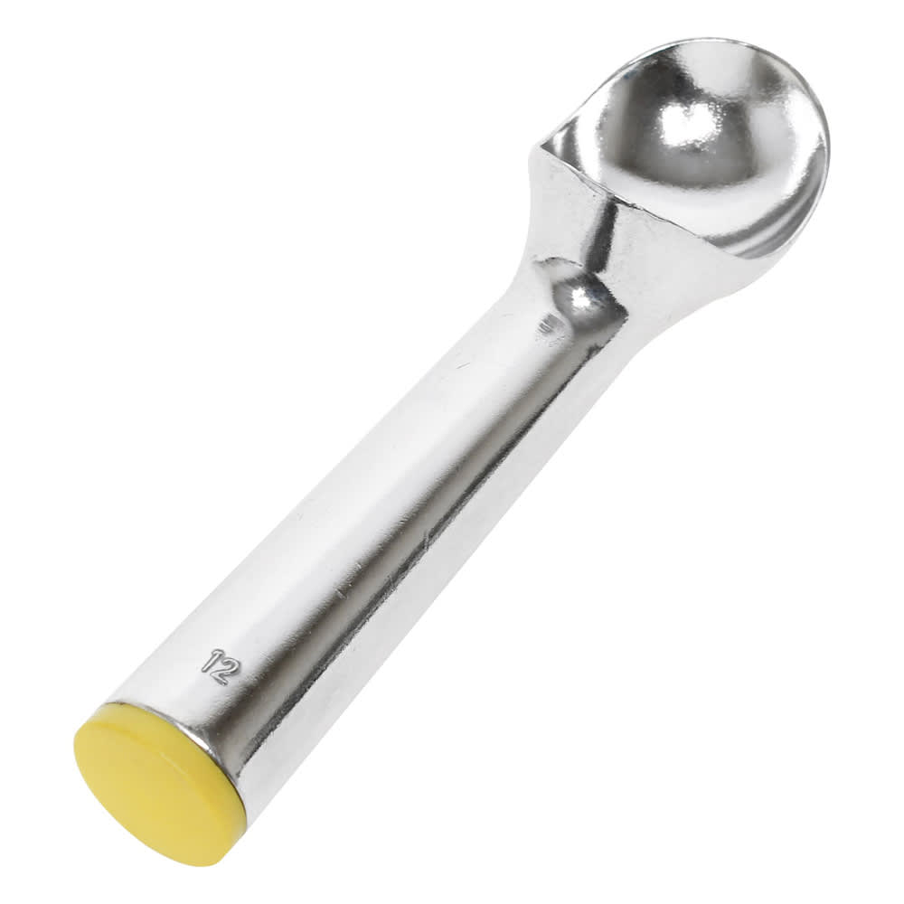 Thunder Group SLTHDP012 3 oz Ice Cream Dipper - Cast Aluminum, Yellow