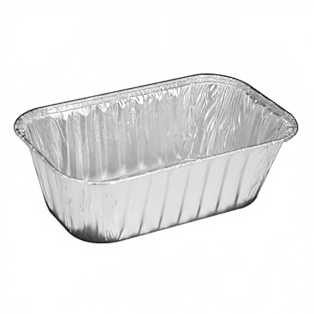 Handi-Foil 1 lb Loaf Pan - 6 1/8" x 3 3/4", Aluminum Foil (317-30-200)