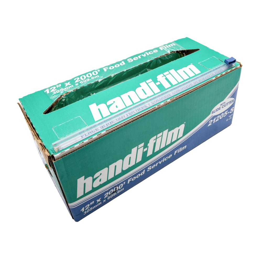 Handi-Foil Handi-Film Foil Roll w/ Slide Cutter - 12" x 2000' (21205-S)