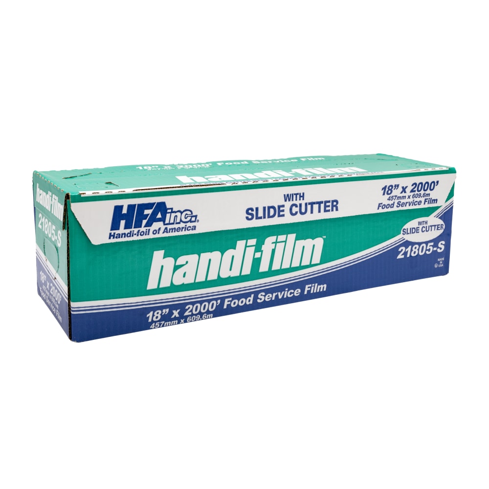 Handi-Foil Handi-Film Foil Roll w/ Slide Cutter - 18" x 2000' (21805-S)