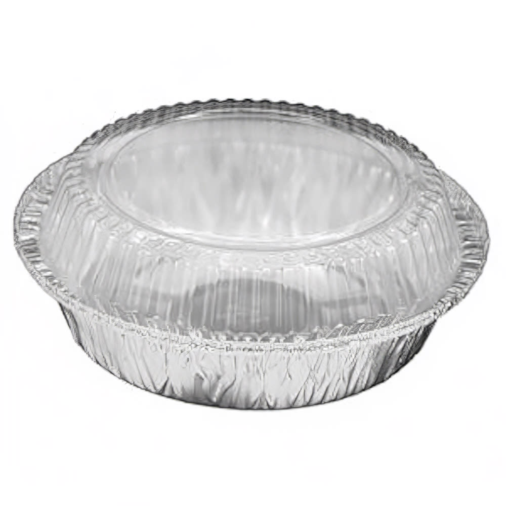 Handi-Foil Handi-Stax 7" Round Disposable Foil Pan w/ Dome Lid (2047-25 ...