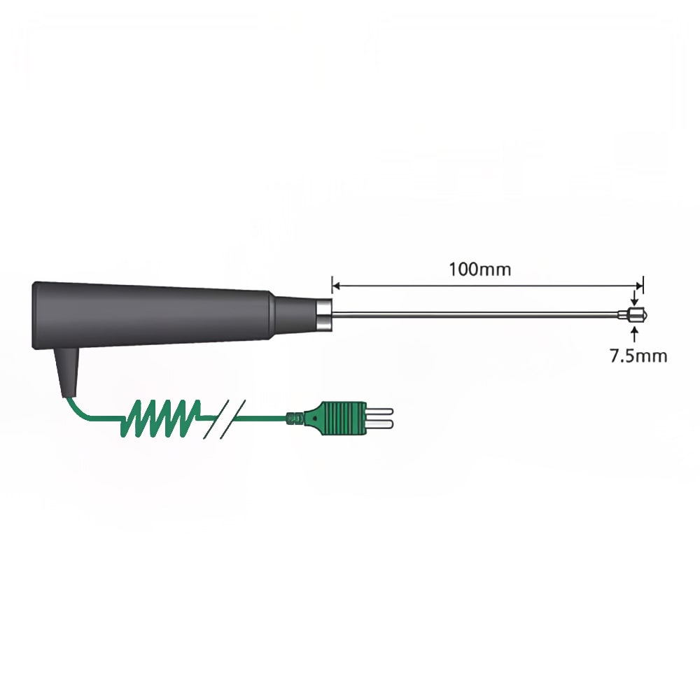 Comark SK21M Type K Surface Probe w/ Straight Stem