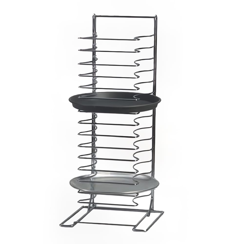American Metalcraft 19029 Pizza Pan Rack w/ 15 Shelf Capacity, Chrome/Steel