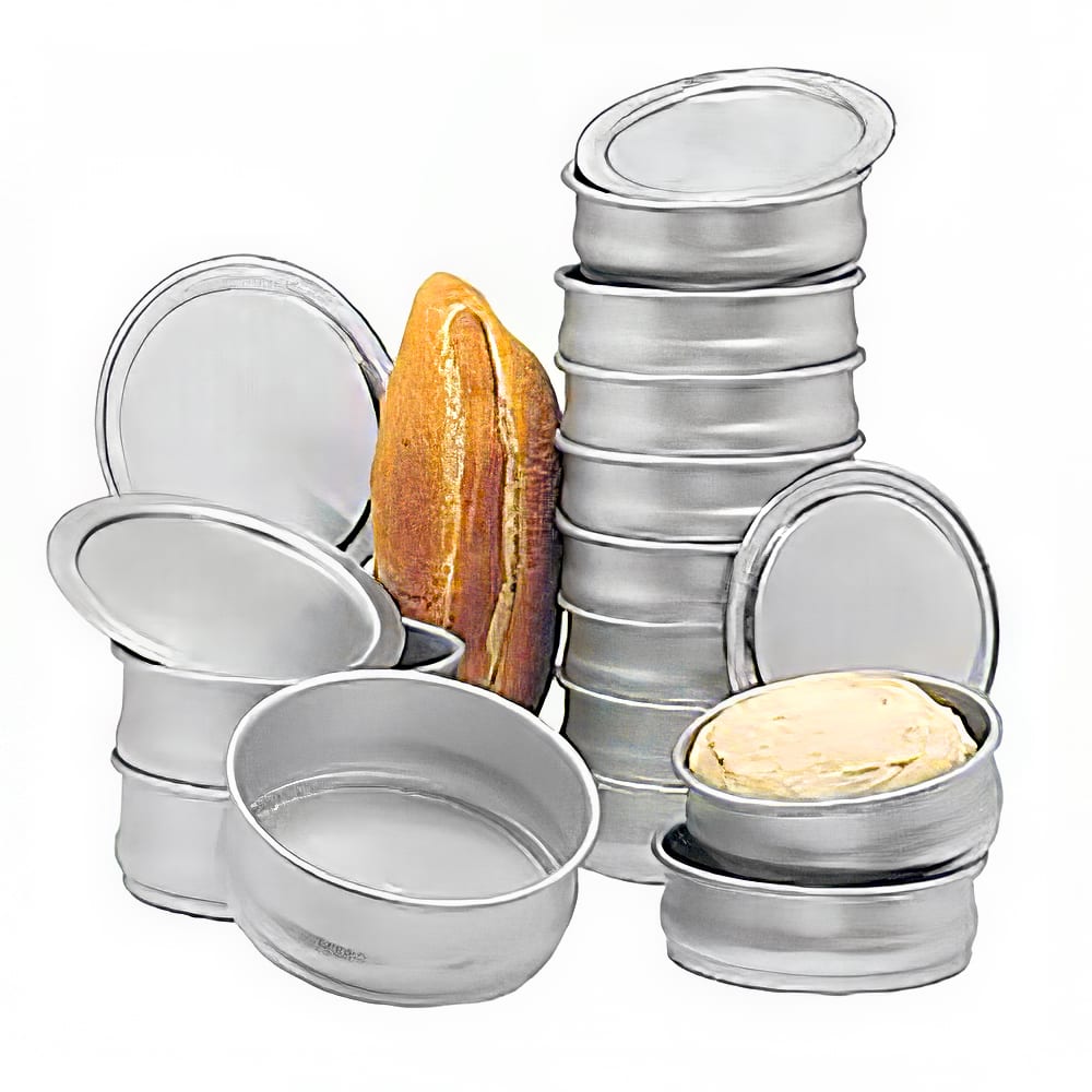 American Metalcraft DRPE878 8 7/8" Round Dough Pan - Aluminum