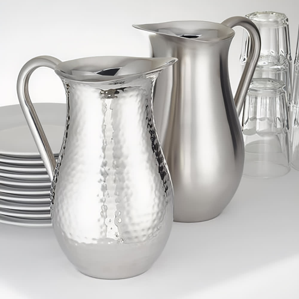 American Metalcraft DWPH64 64 oz Stainless Steel Pitcher w/ Hammered Finish