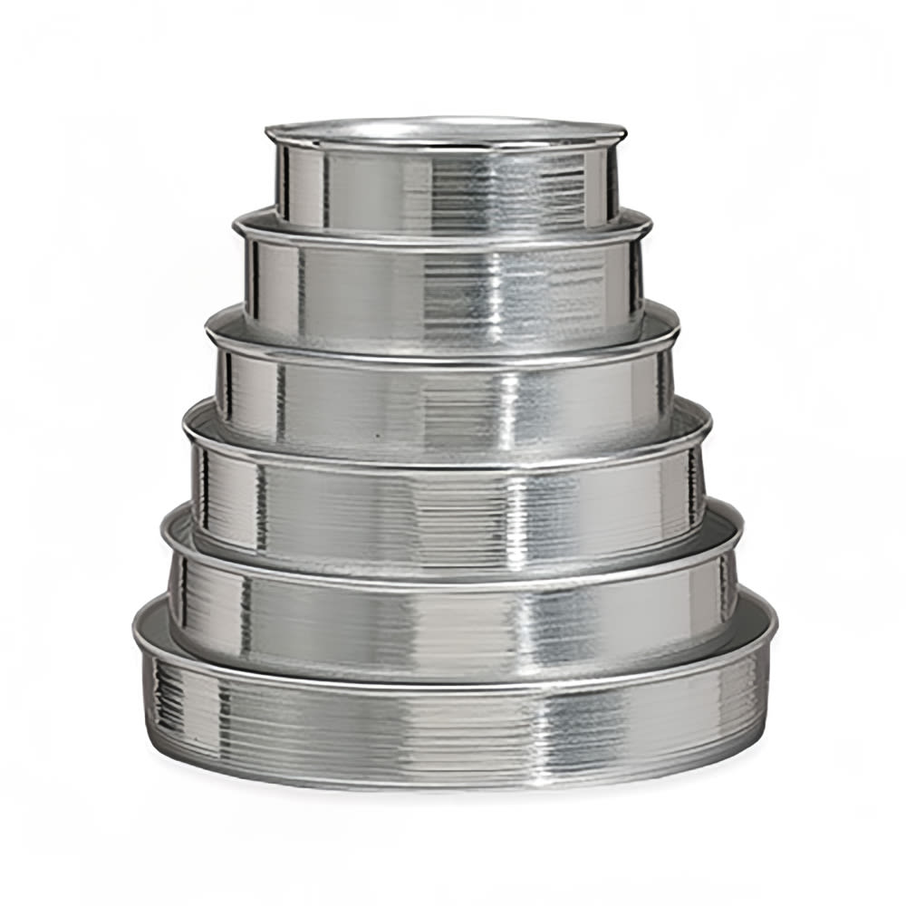 American Metalcraft HA80012 6 Piece Cake Pan Set, Straight Sided, Aluminum