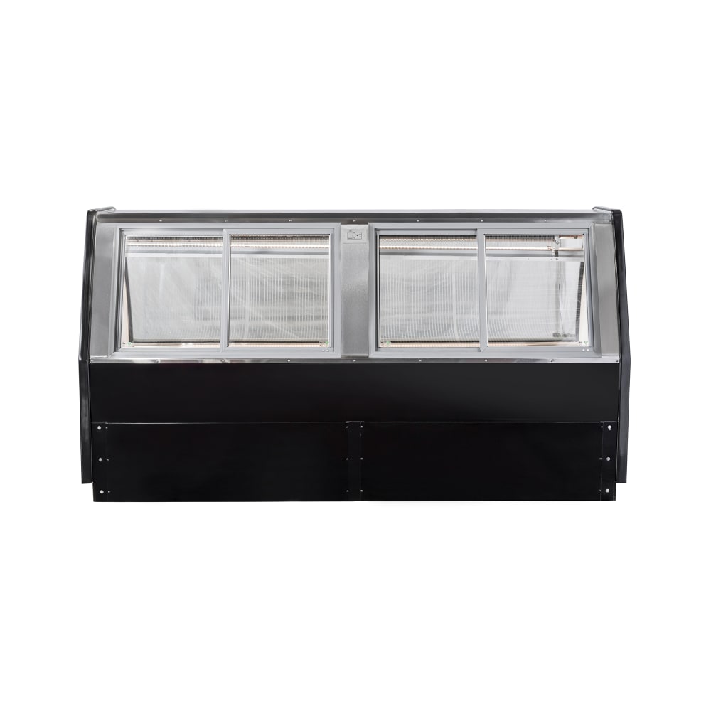 Howard-McCray 99 1/2" Full Service Red Meat Case w/ Curved Glass - (1 ...