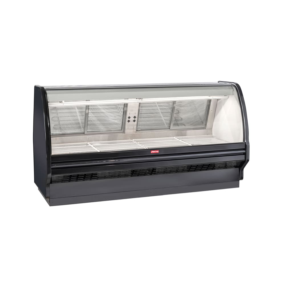 Howard-McCray 99 1/2" Full Service Red Meat Case w/ Curved Glass - (1 ...