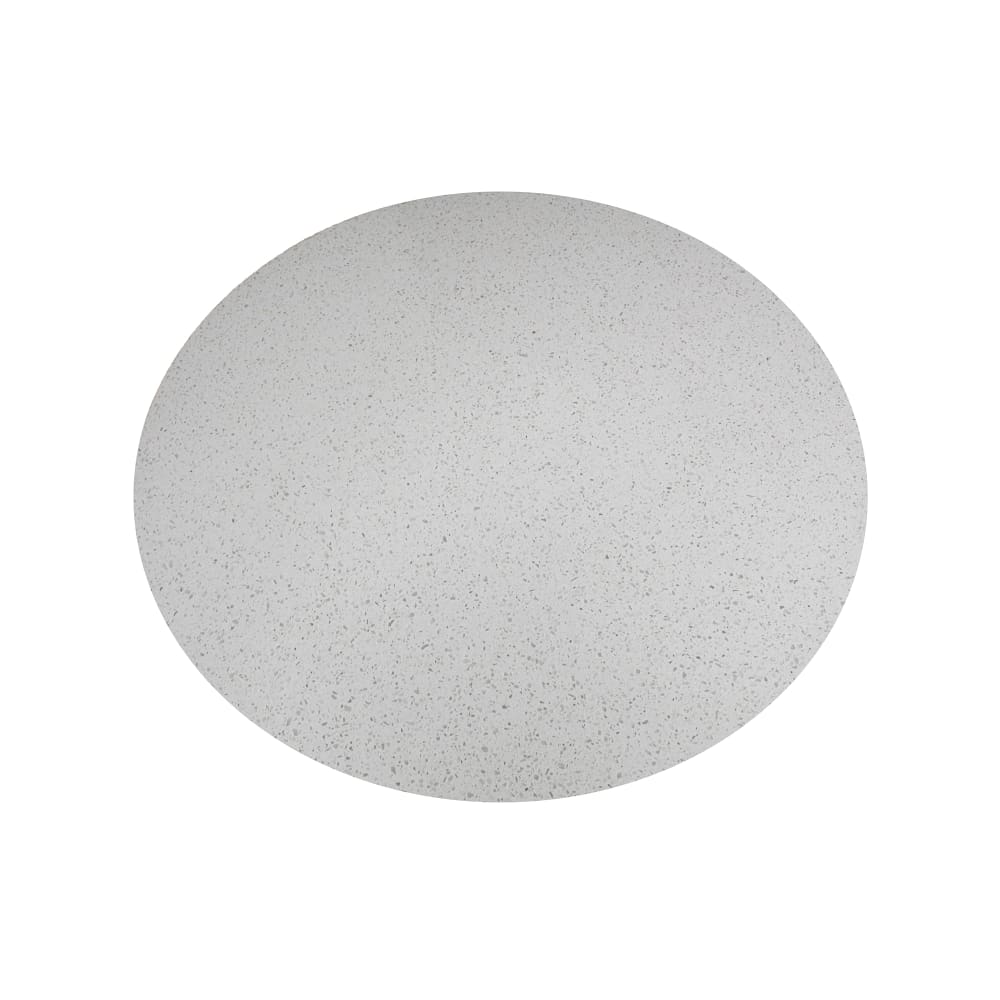 Art Marble 54" Round Quartz Table Top - Indoor/Outdoor, Snow White ...