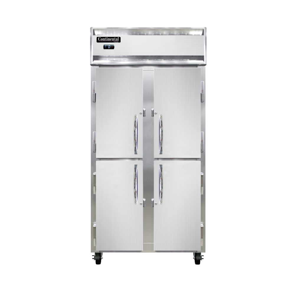 Continental 2FSENHD 36 1/4" Slim Line Two Section Reach In Freezer, (4 ...