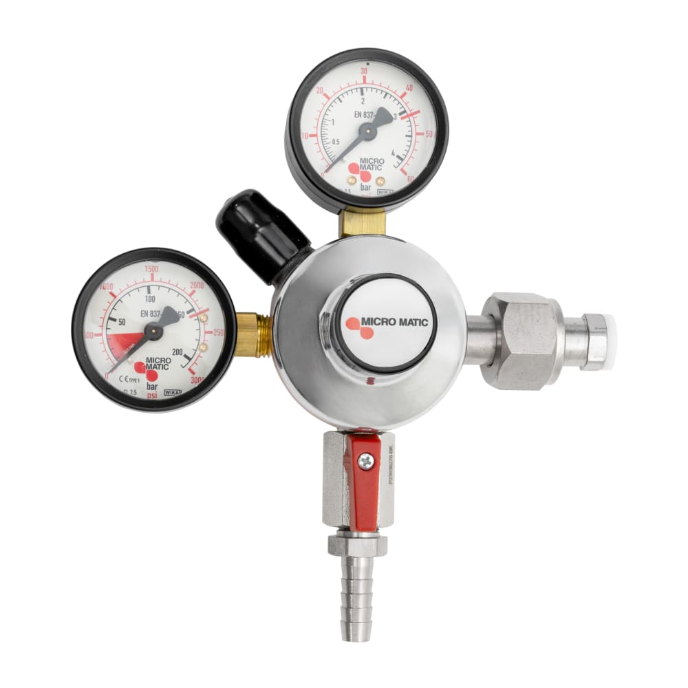 Micro Matic 842-PP Double Gauge Primary CO2 Regulator - Premium Plus