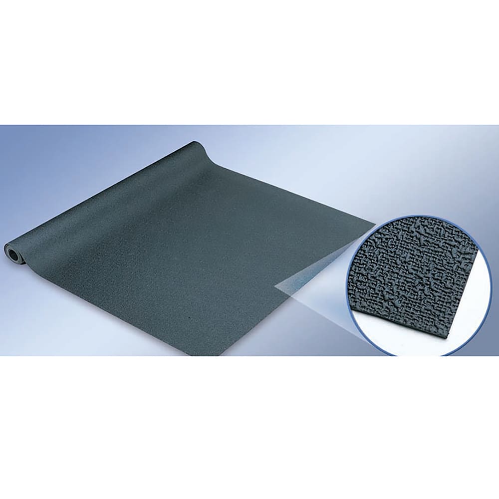 Cactus Mat 1008R-C4 Kleen-Rite Textured Runner - 4' x 150', Rubber, Black