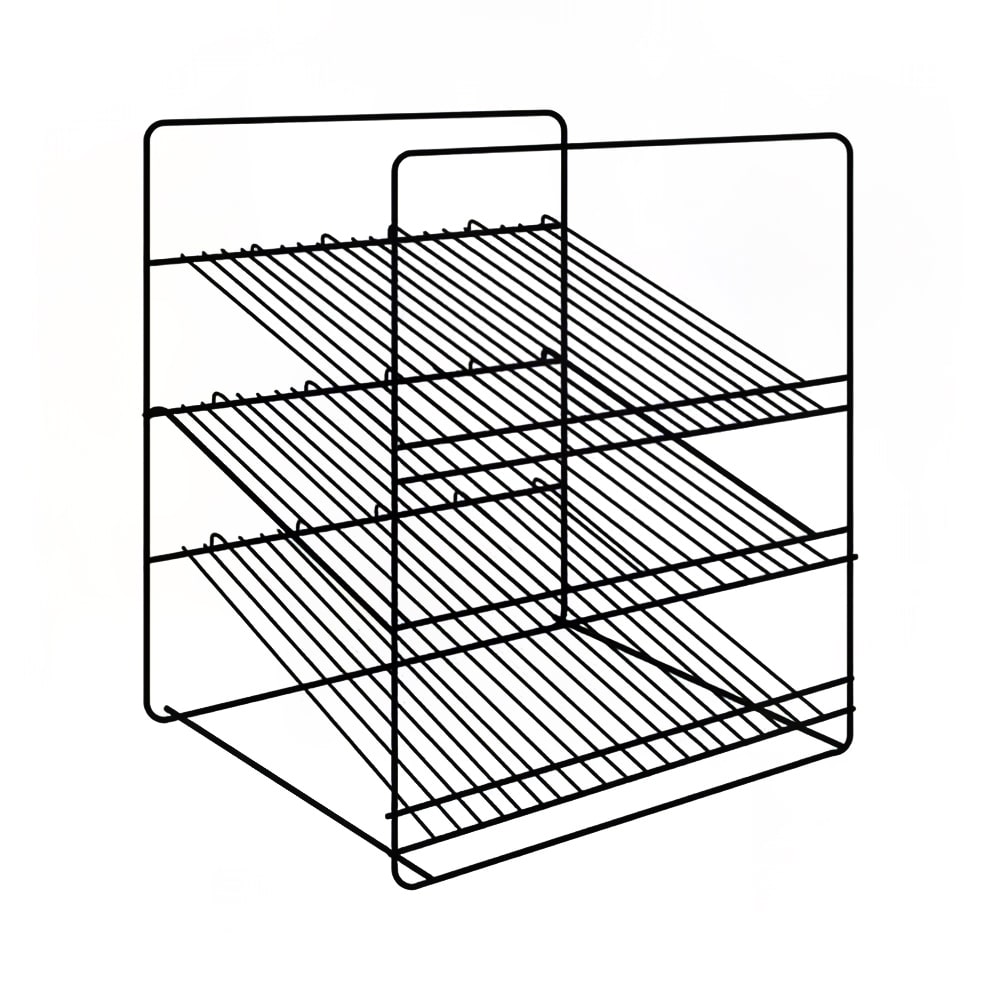 Hatco FSDT3SAR 3 Shelf Angle Display Rack for FSDT Holding & Display ...