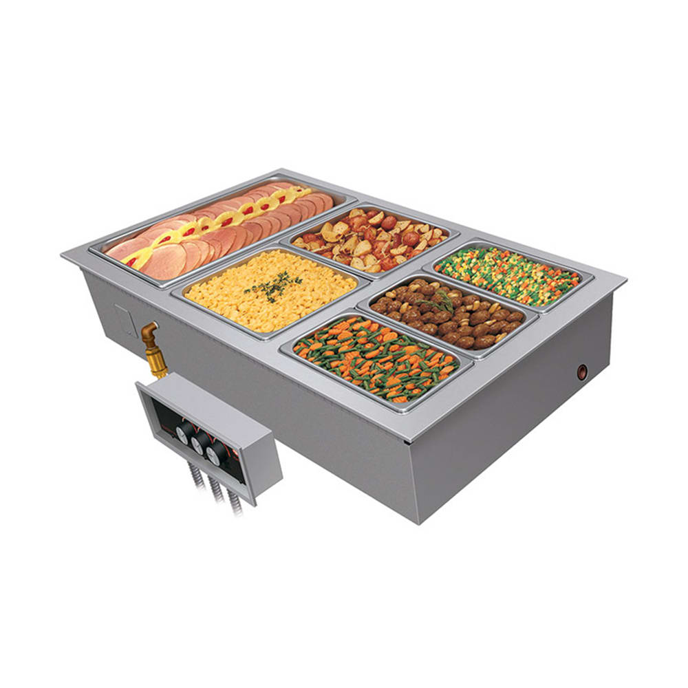 Hatco HWBI-3 Drop-In Hot Food Well w/ (3) Full Size Pan Capacity, 208v/1ph