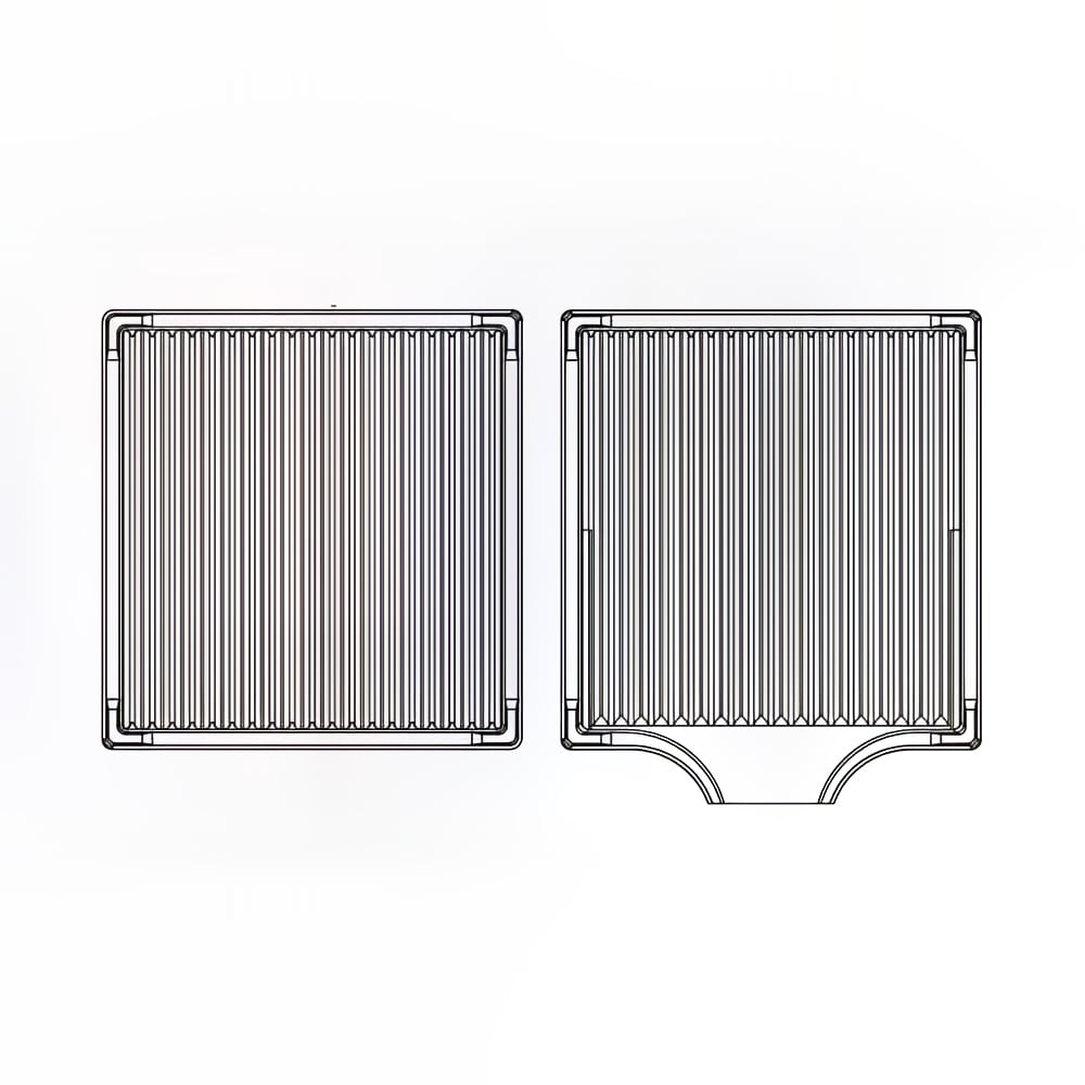 Hatco PANINI Panini Plates for Snack System Waffle Maker