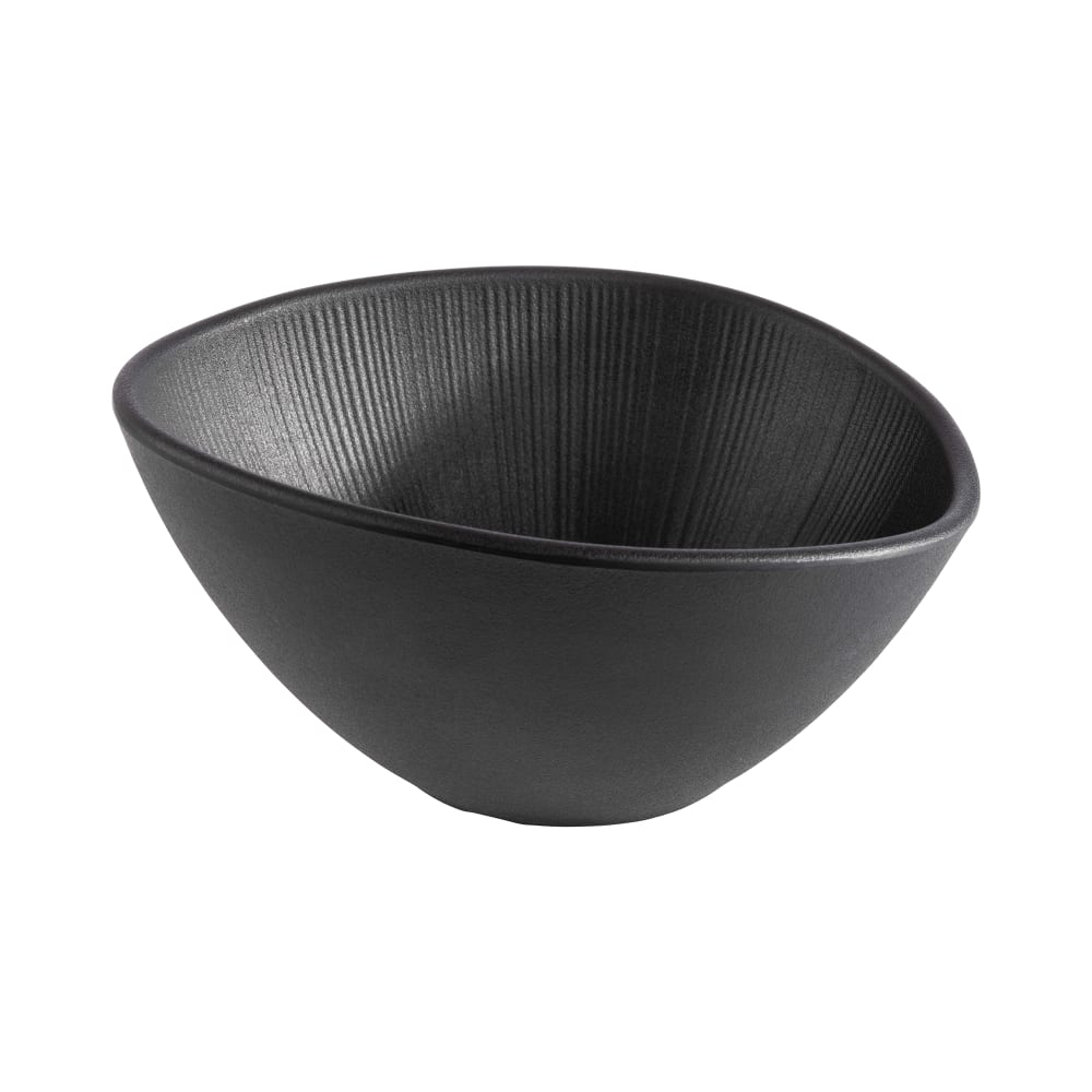 Libbey APS85093 16 9/10 oz Oblong Melamine Bowl, Black