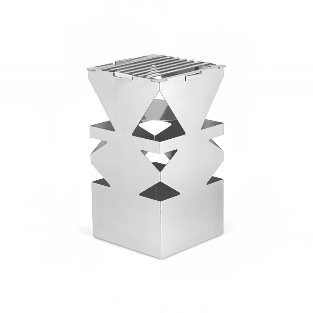 Eastern Tabletop 1543 8" Square Lexus Riser w/ Sterno Holder - 15"H ...