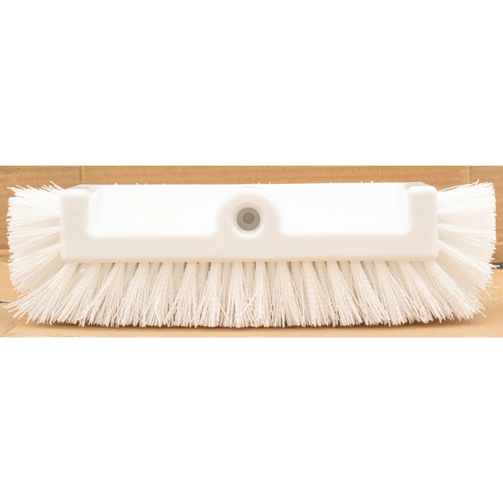 Carlisle 10" Dual Surface Floor Scrub Brush Head - Split Shape, Poly ...