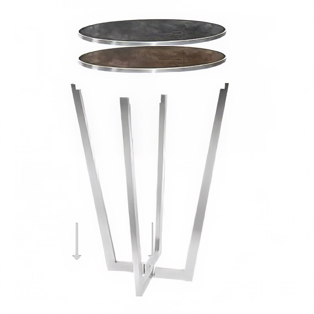 Eastern Tabletop C701SACHS 30" Round Bar Height Table - HPL Reversible ...