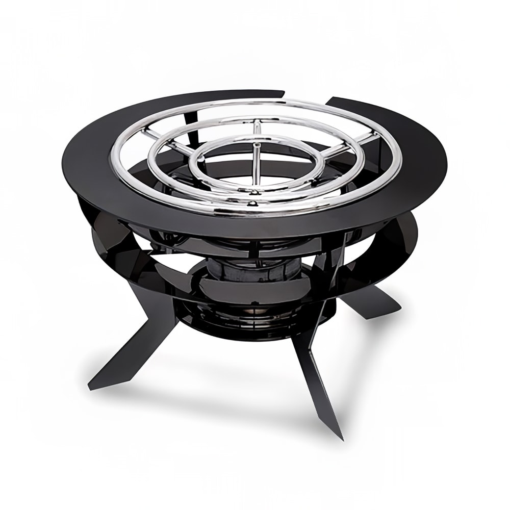 Eastern Tabletop LR-001MB 12" Round Cooking Station Stand - Stainless ...