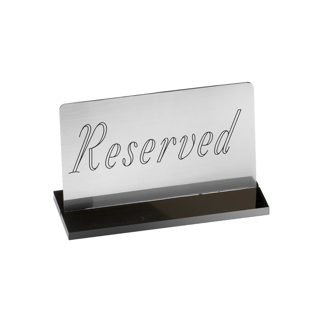reserved table signs