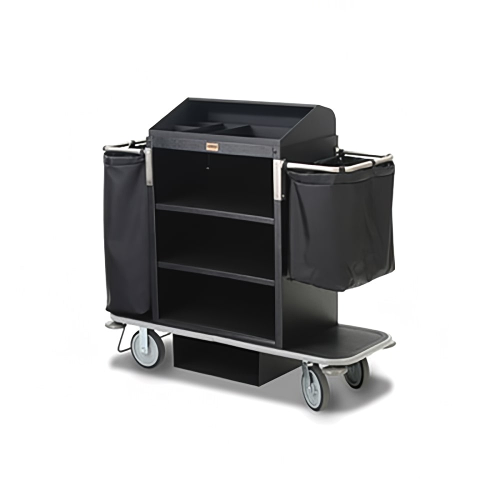 Forbes Industries Housekeeping Cart w/ (3) Shelves - 30"W x 19"D x 36"H ...