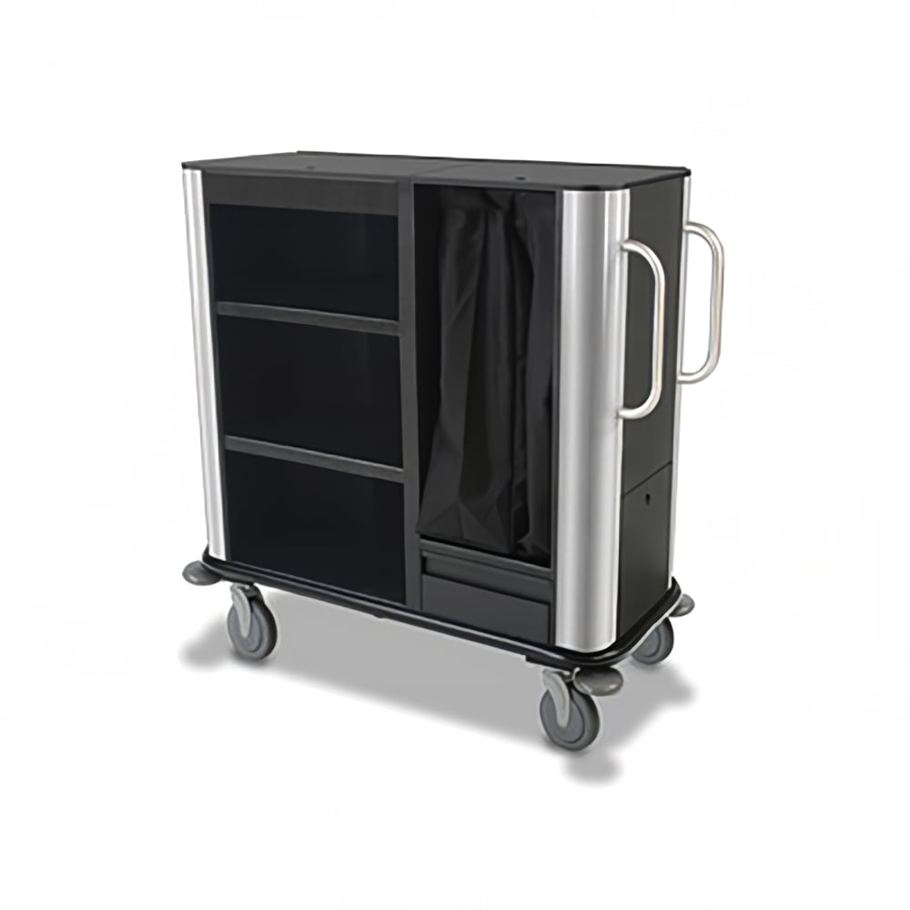 Forbes Industries Housekeeping Cart w/ (3) Shelves - 30"W x 19"D x 40"H ...