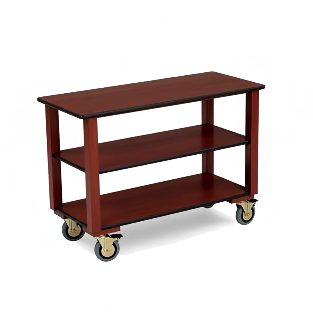 Forbes Industries Room Service Cart w/ (3) Shelves - 44"L x 19"W x 31"H ...