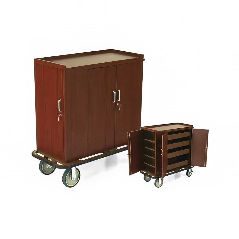Forbes Industries Beverage Restocking Cart w/ (4) Shelves & (4) Drawers ...