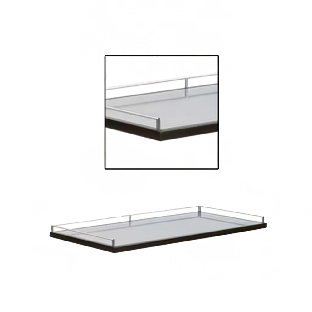 Forbes Industries 3 Sided Single Gallery Rails - Polished Stainless ...