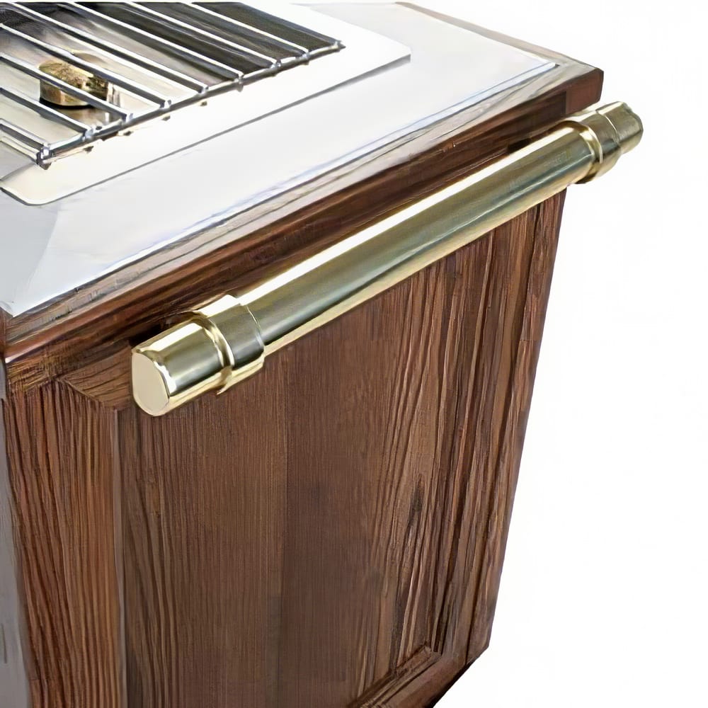 Forbes Industries Cart Handle - Polished Brass (6005)