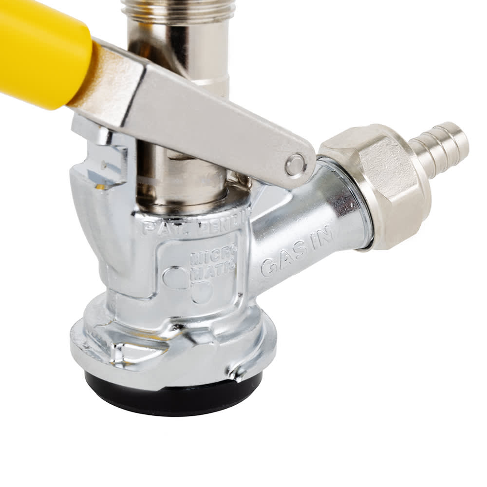 Micro Matic 7485BB-G "D" System Beer Keg Couple w/ Gold Lever Handle ...