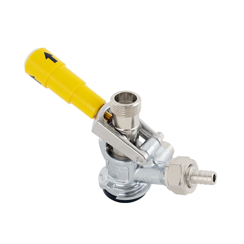 Micro Matic 7485BB-G "D" System Beer Keg Couple w/ Gold Lever Handle ...