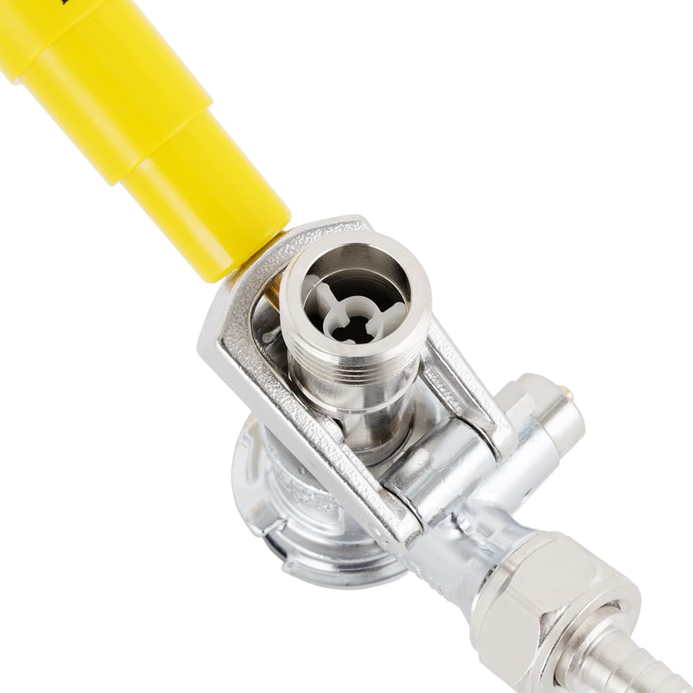 Micro Matic 7485BB-G "D" System Beer Keg Couple w/ Gold Lever Handle ...