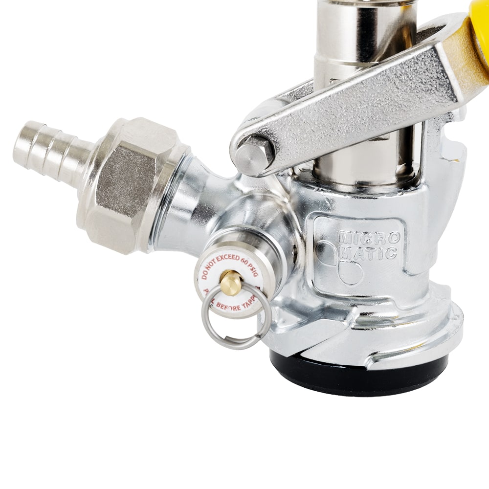 Micro Matic 7485BB-G "D" System Beer Keg Couple w/ Gold Lever Handle ...